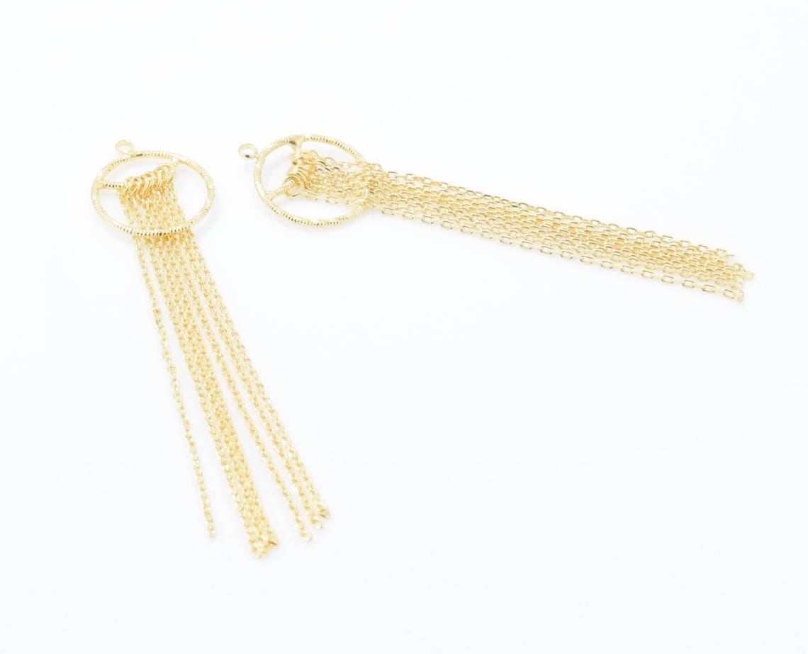 Long Chain Drop Pendant . Chandelier Pendant . Party Jewelry . | Etsy