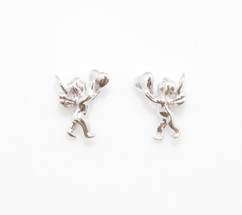 Cupid Pendant . Cupid Charm . Cupid Heart Charm . Wedding - Etsy