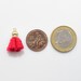 Red Wool Tassel . Tiny Wool Tassel . Mini Wool Tassel . Wool Tassel ...