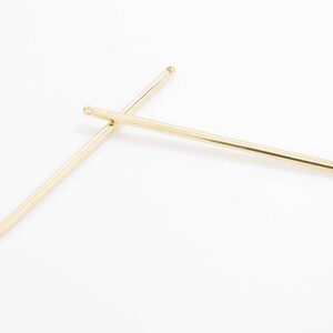 Bar Brass Pendant . Long Bar Pendant . Stick Pendant . Stick Charm ...