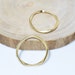 20mm Circle Pendant . Round Pendant . Ring Pendant . 16K Polished Gold ...