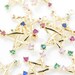 Multiple Cubic Star Pendant . Cubic Star Charm . Cubic Star Beads . 16K ...