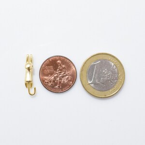 Cat Pendant . Cat Charm . Kitten Charm . Animal Charm . 16K Matte Gold ...