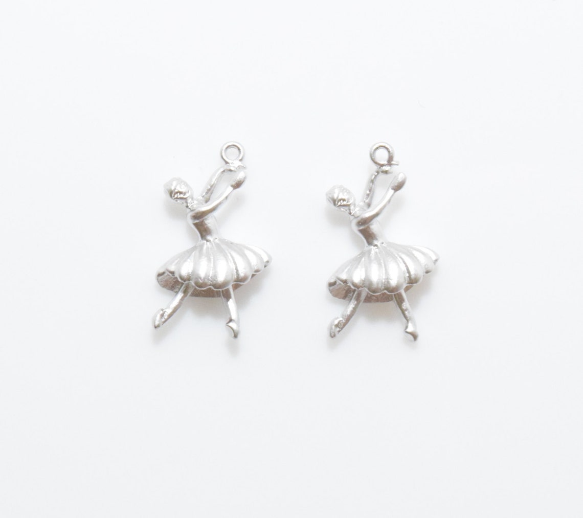 Ballerina Pendant . Ballerina Charm . Ballet Dancer Charm . | Etsy