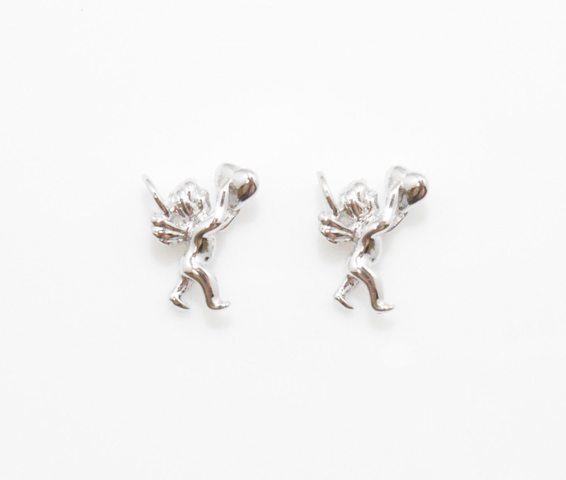 Cupid Pendant . Cupid Charm . Cupid Heart Charm . Wedding - Etsy