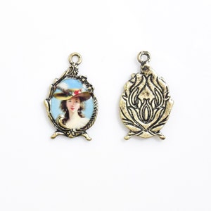 Masterpiece Pendant . Famous Painting Pendant . Portrait Pendant ...