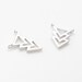 Triple Triangle Connector . Inverted Triangle Pendant . Handmade ...