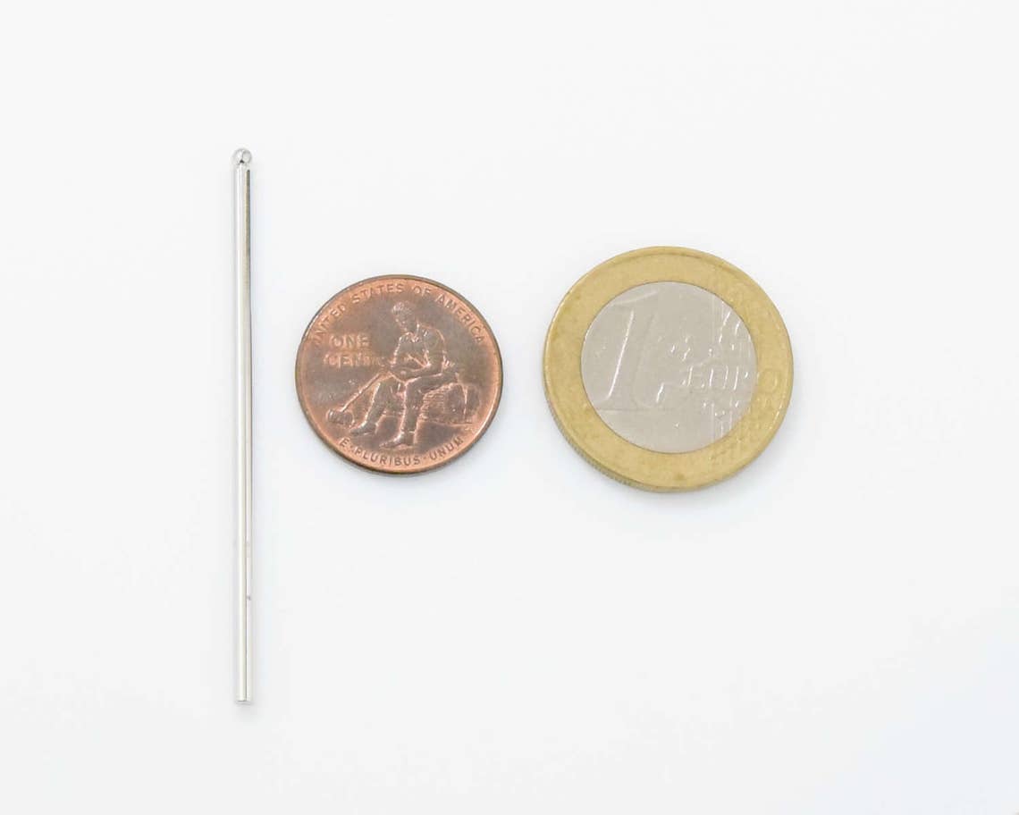 Bar Brass Pendant . Bar Pendant . Stick Pendant . Stick Charm - Etsy