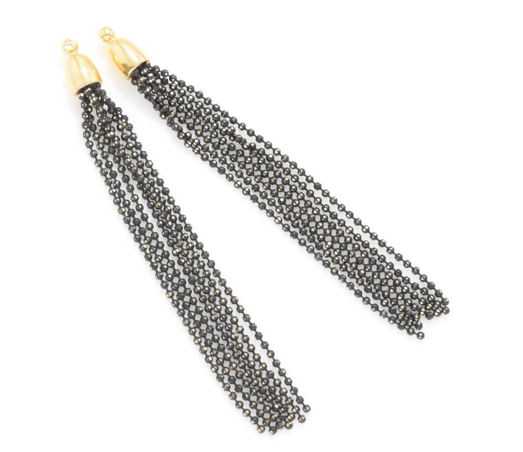 Black Metal Tassel . Black Chain Tassel . Black Brass Tassel . 16K ...