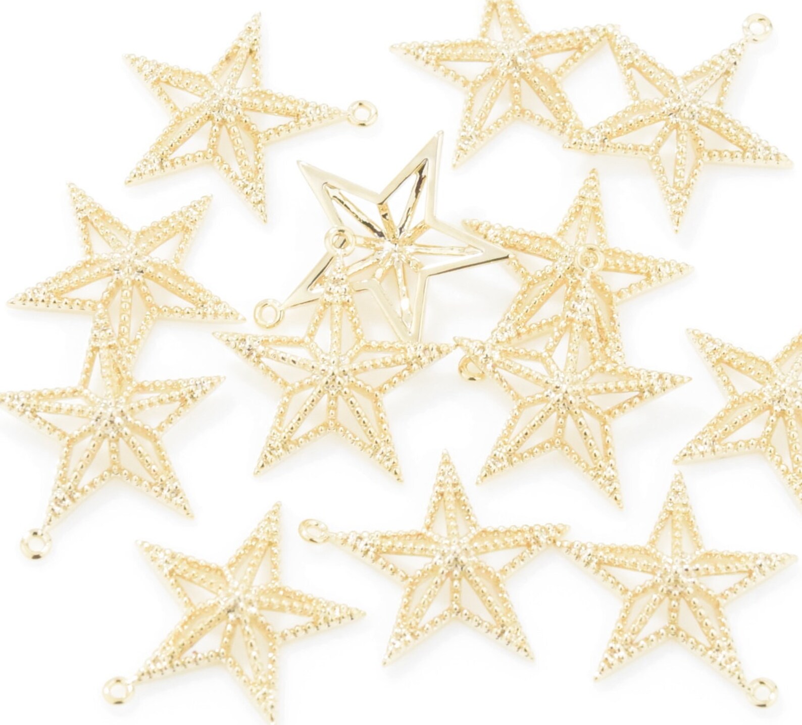 Colgante de latón estrella. Encanto estrella . Abalorios de - Etsy España