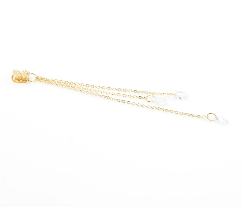 Crystal Drop Earring Backs . Cubic Drop Earring Clutch . Earring Clutch ...