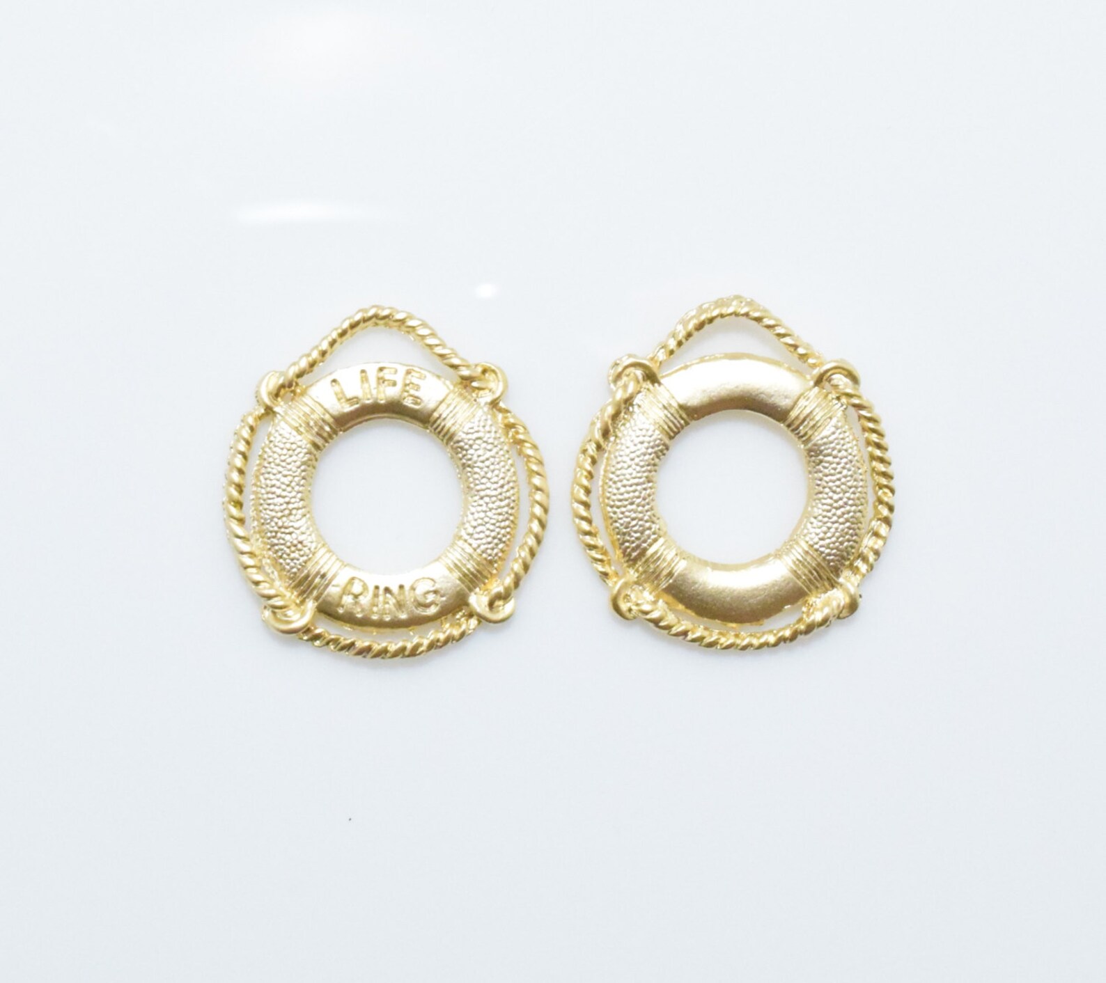 Life Ring Pendant . Life Ring Charm . Tube Charm . Tube | Etsy