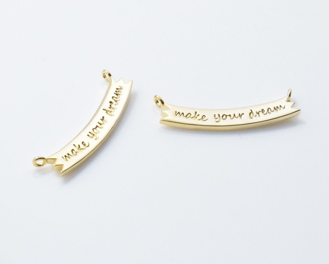 Lettering Bar Connector . Lettering Bar Pendant . Message Bar Pendant ...