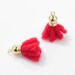 Red Wool Tassel . Tiny Wool Tassel . Mini Wool Tassel . Wool Tassel ...