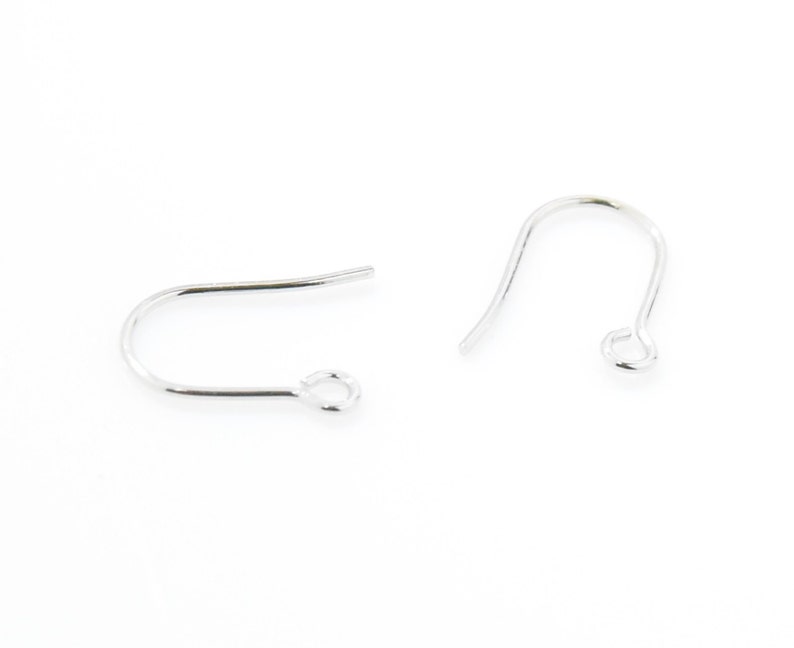 Basic Hook Earring . Tiny Hook Earring . Ear Wires . Polished | Etsy