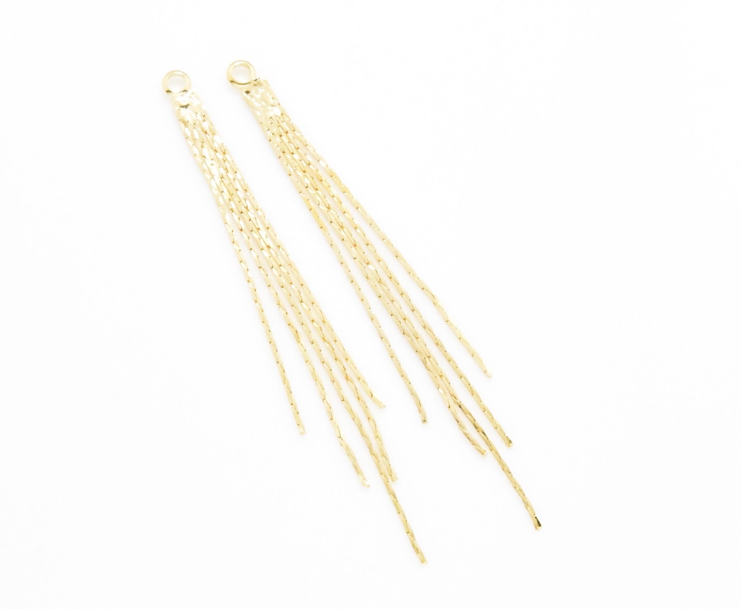 Gold Metal Tassel . Gold Chain Tassel . Brass Tassel . Wedding | Etsy