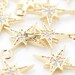 Cubic Star Pendant . Cubic Star Charm . Star Beads . Bridal - Etsy