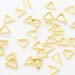 6MM Triangle Pendant . Tiny Triangle Bead . Tiny Triangle - Etsy