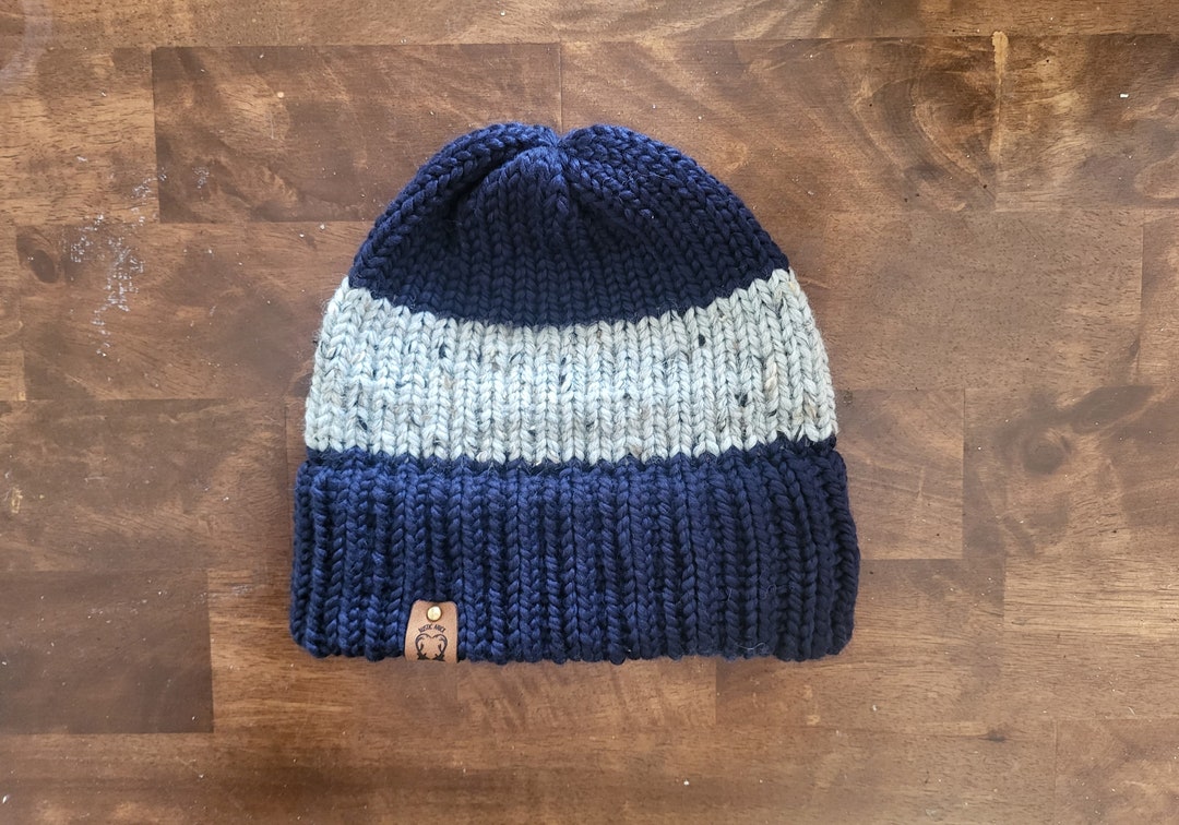 Toque -rustic Anick Hand Knitted Hat for Adults- Chunky -winter Hat ...