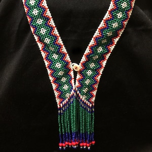 Bagobo Tribal Necklace (front Closure) - Right Angle Weave ...