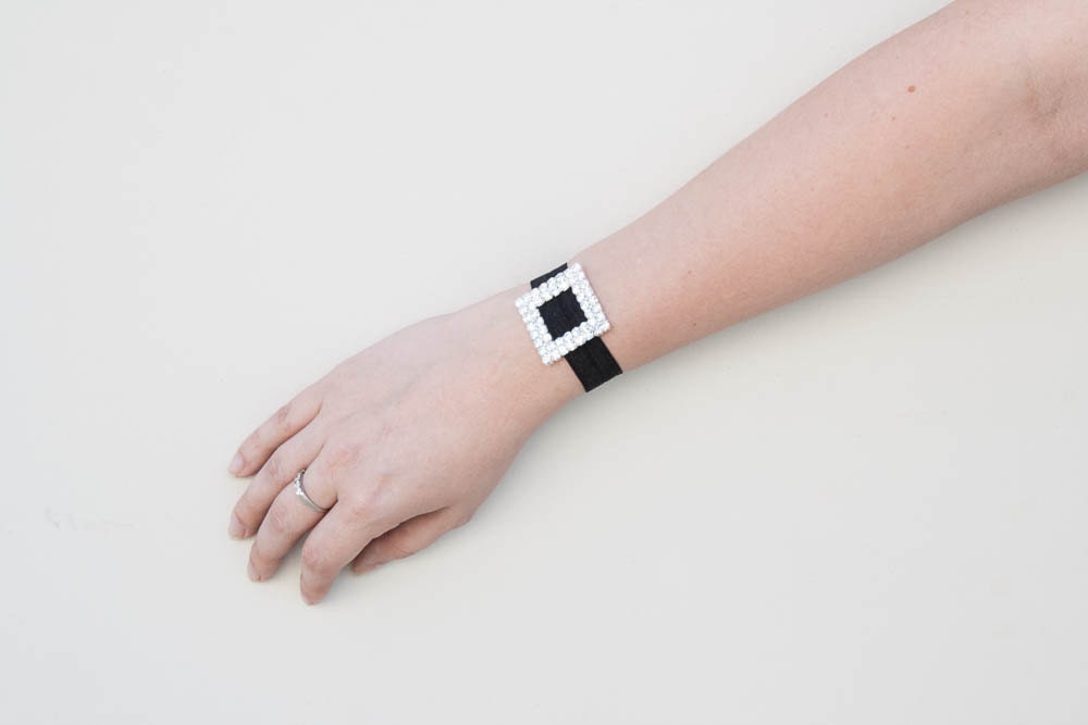 Princess Hair Tie Package - 3 Rhinestone Elastic Hair Ties That Double ...