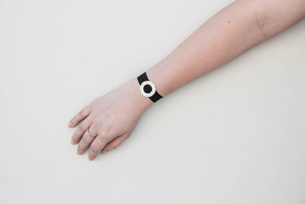 Princess Hair Tie Package - 3 Rhinestone Elastic Hair Ties That Double ...