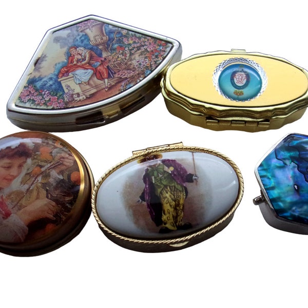 Retro Pill Box - Etsy