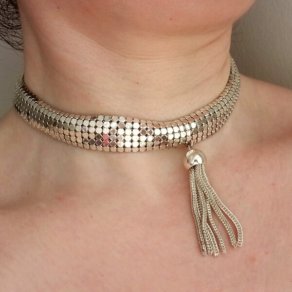 Metal Choker - Etsy