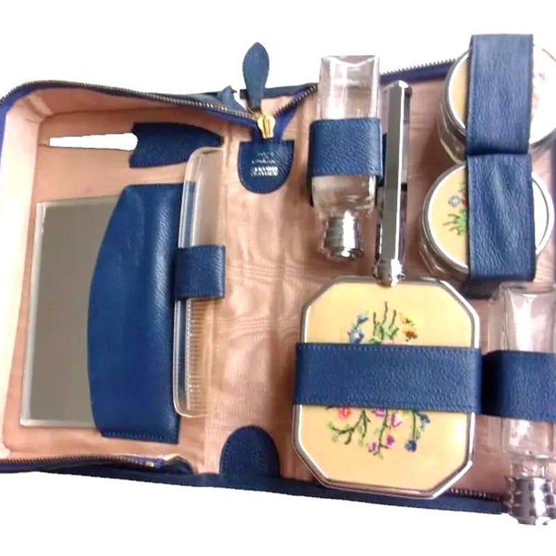 Leather Train Case - Etsy