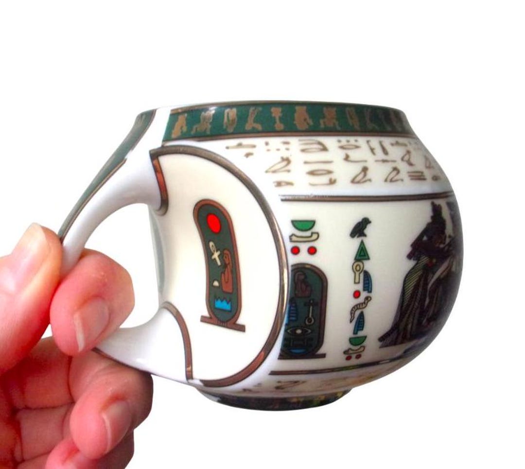 Fathi Mahmoud Limoges Mug: Vintage Egyptian Decor, Cottagecore Charm - Etsy