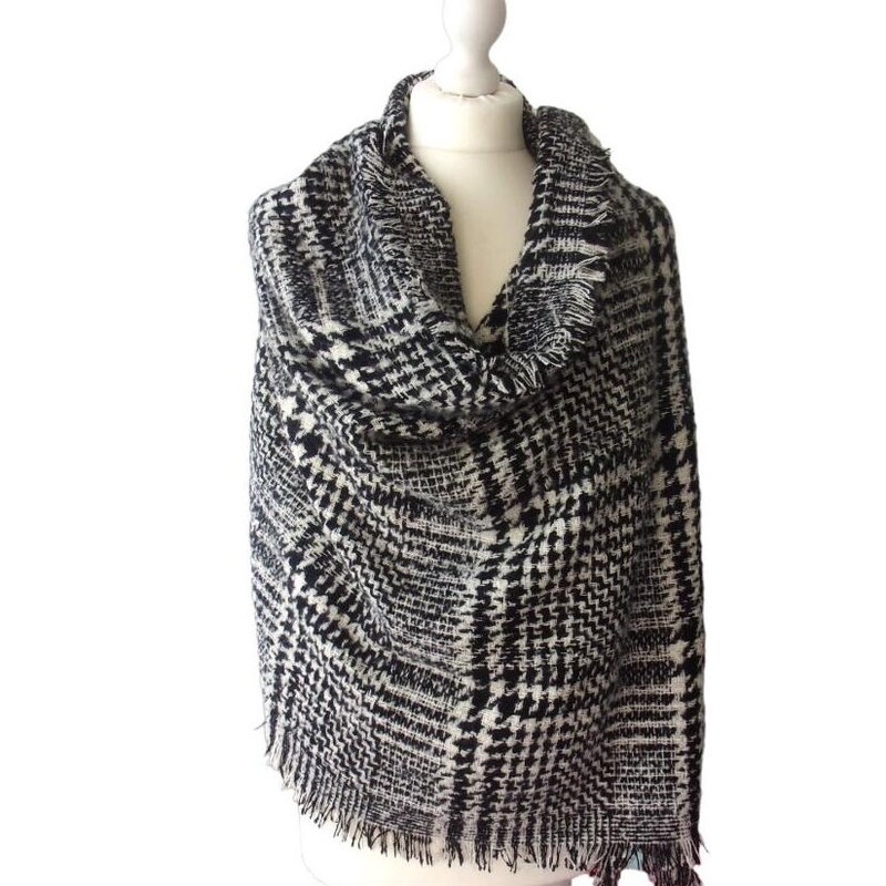Oversized Knit Scarf - Etsy