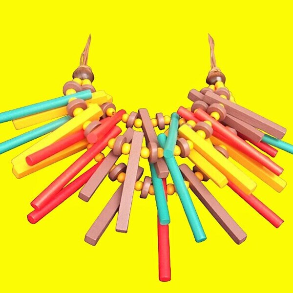 Wood Stick Necklace - Etsy