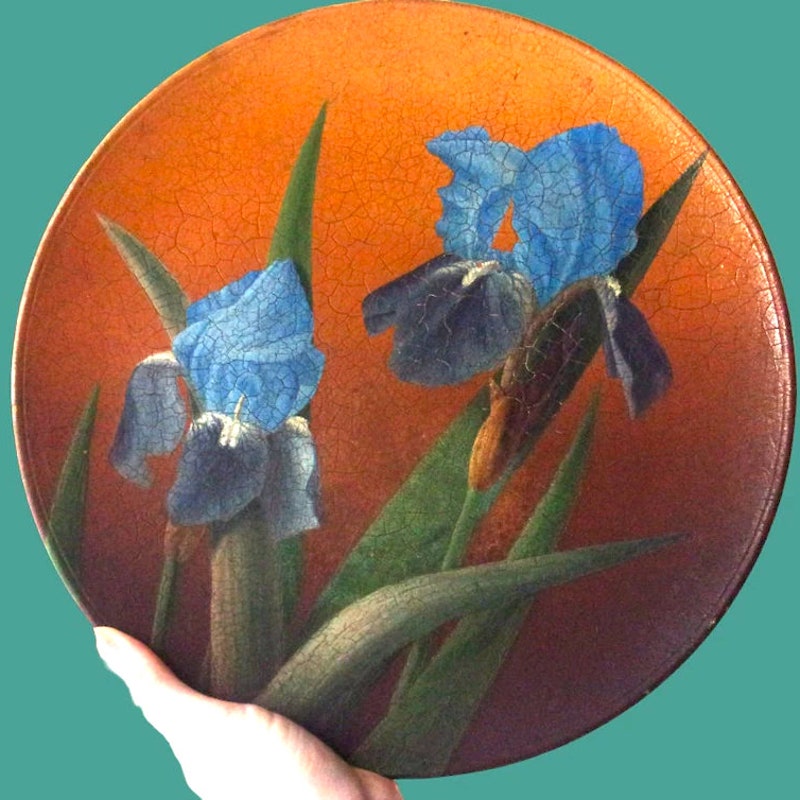 Iris Plates - Etsy