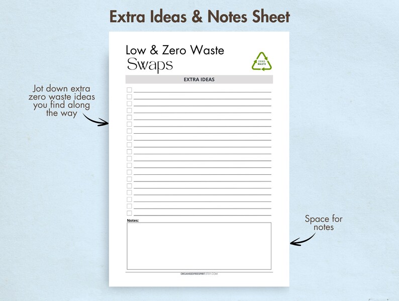 Zero Waste Pet Swaps Digital Printable Zero Waste Checklist Eco ...