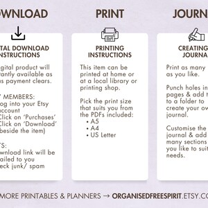 30 Days of Gratitude Journal Printable Digital Monthly Gratitude ...