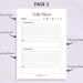 Daily Ritual Journal Printable Digital Daily Habits Tracker Morning ...