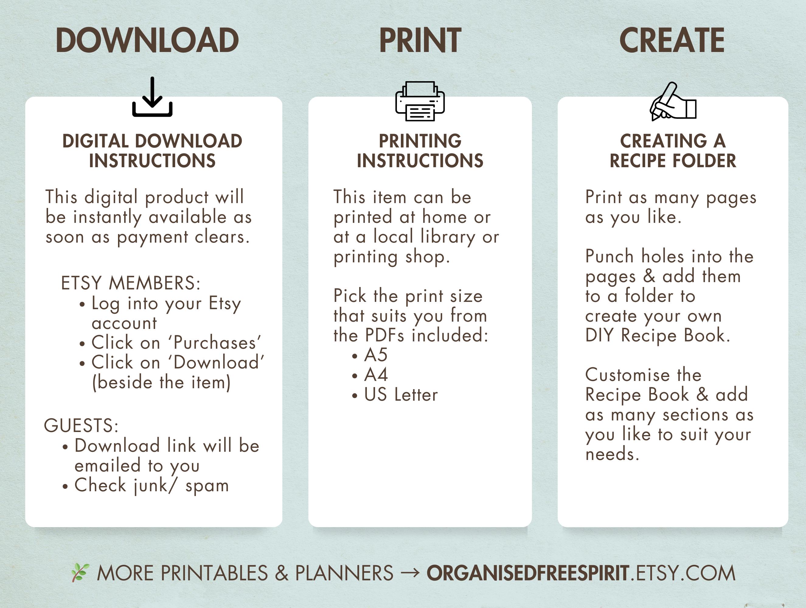 DIY Bath Salts Recipe Card Printable Digital Bath Salts Planner ...