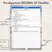 Caravan Pre-departure Checklist Printable Digital Caravan Towing ...