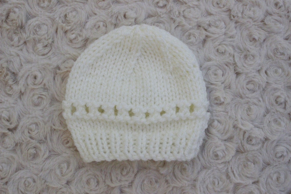 Knitting Pattern for Baby Hats - Tiny Hat Pattern - Preemie Hat Pattern ...