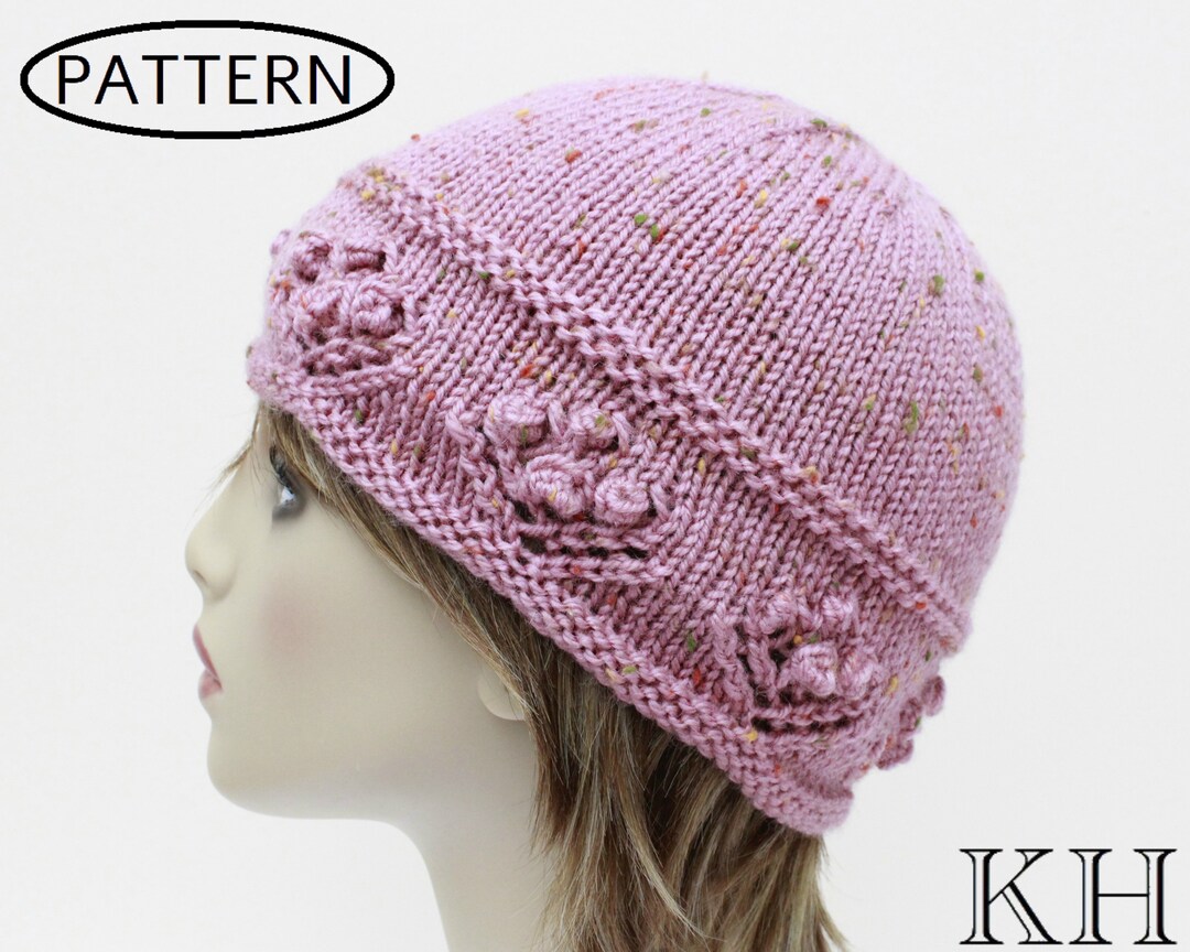 Knitting Pattern for Ladies Hat - Ladies Hat Pattern - Hat Pattern for ...