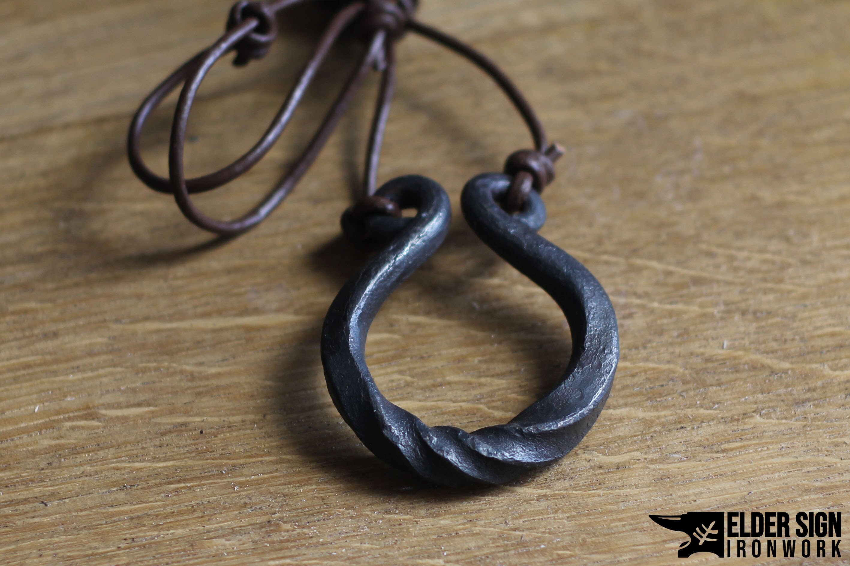 Hand Forged Iron Nordic Viking Pendant Necklace Blacksmith - Etsy UK