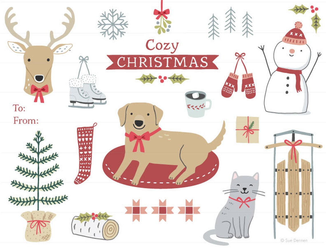 Christmas Clip Art, Christmas Clipart, Holiday Clipart, Christmas ...