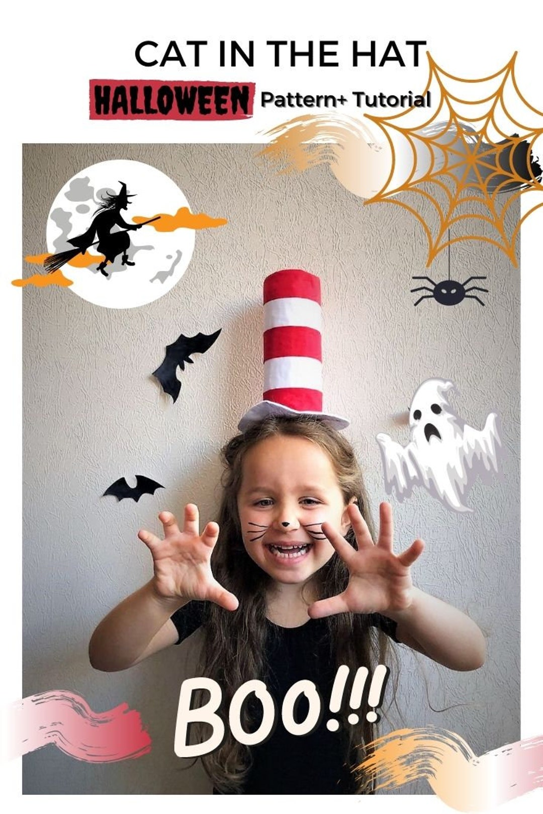 Baby Cat in the Hat Sewing Pattern & Tutorial Baby Hat - Etsy