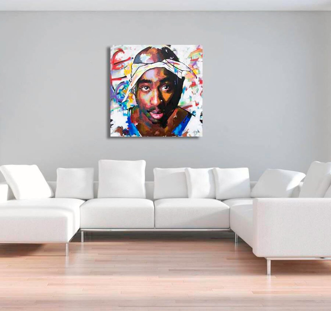 Tupac Shakur 2pac Original Painting 40 52 - Etsy