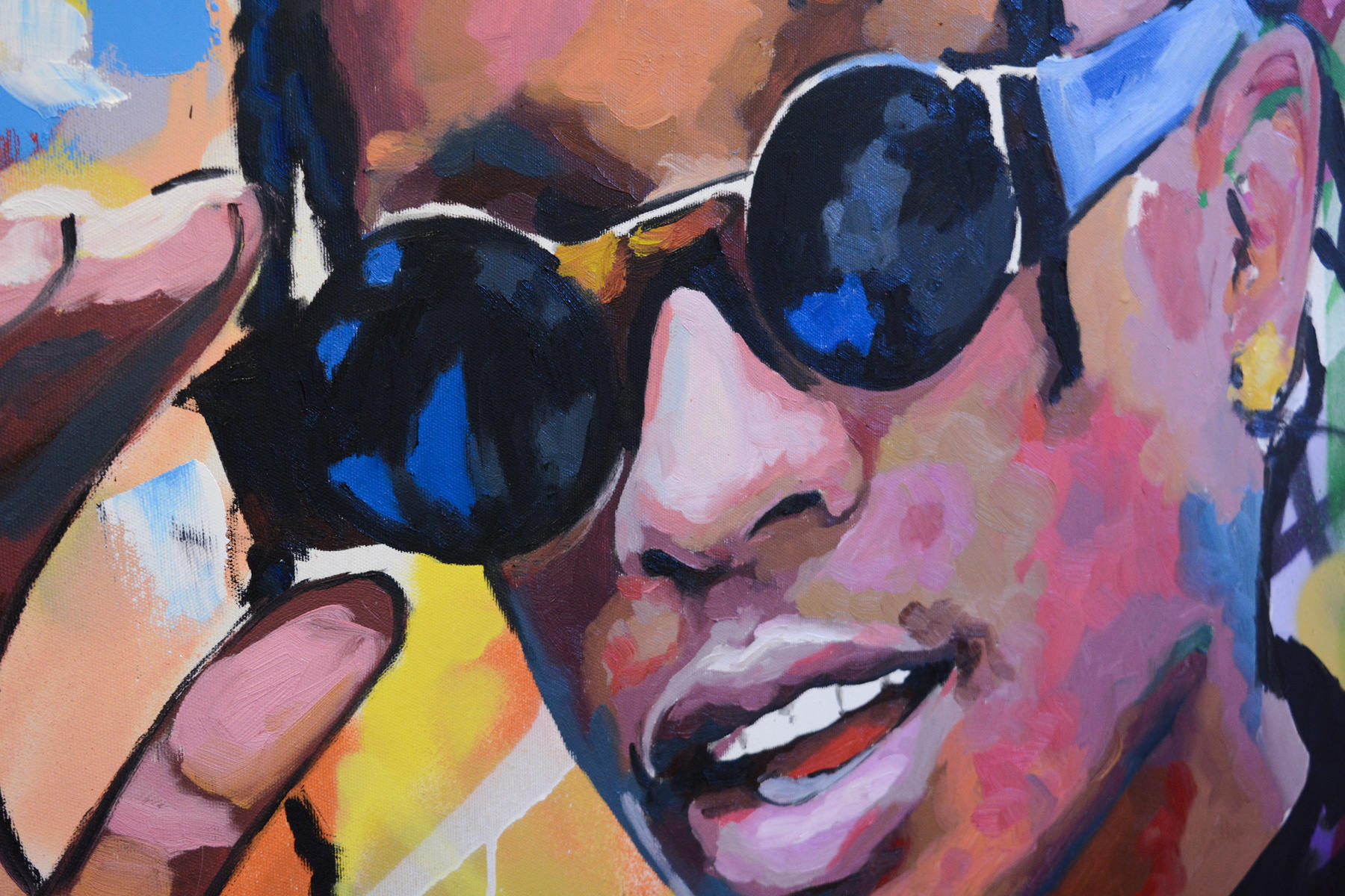 ASAP Rocky Original Painting 40 Art Hip Hop Rap | Etsy UK