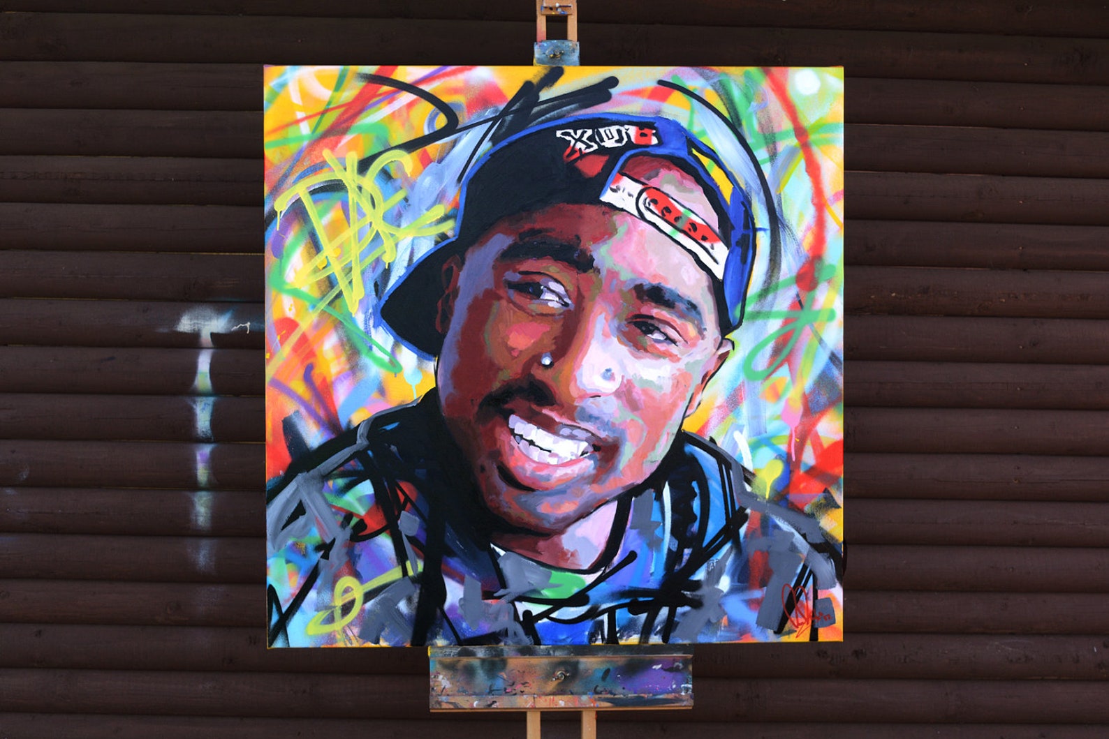 Tupac Shakur 2pac Original Painting 40 52 - Etsy