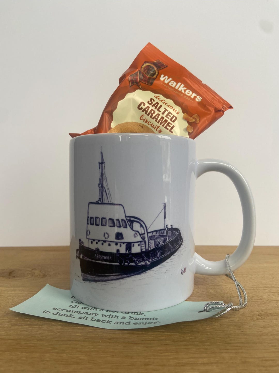 Tug Boat Mug - Prestwick Tug Boat Coffee Mug - Gift for Docker - Tyne ...