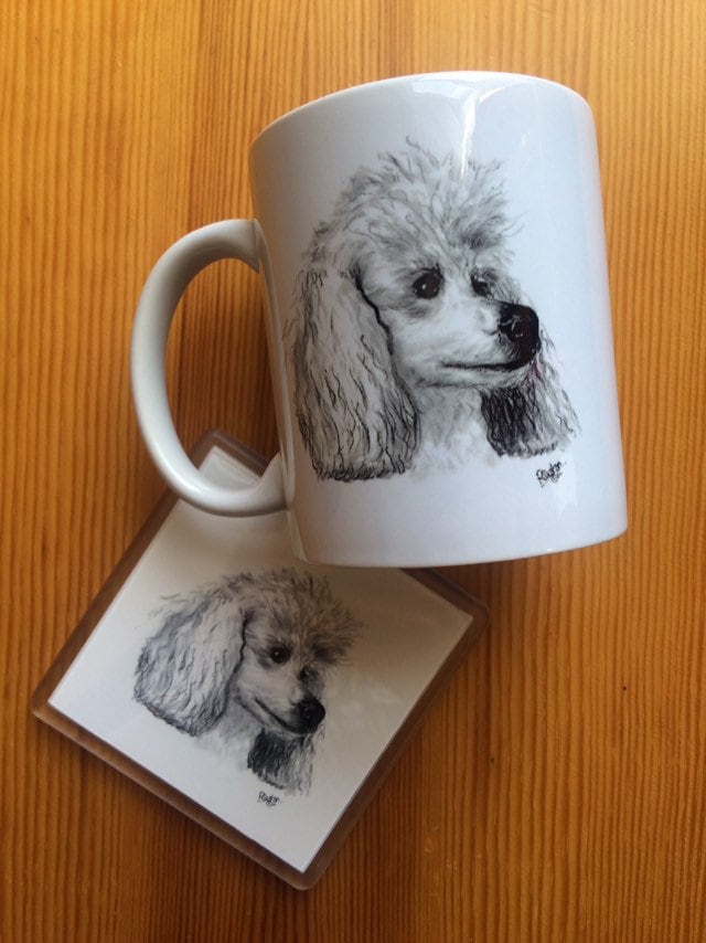 Poodle Mug White Toy Poodle Coffee Mug | Etsy