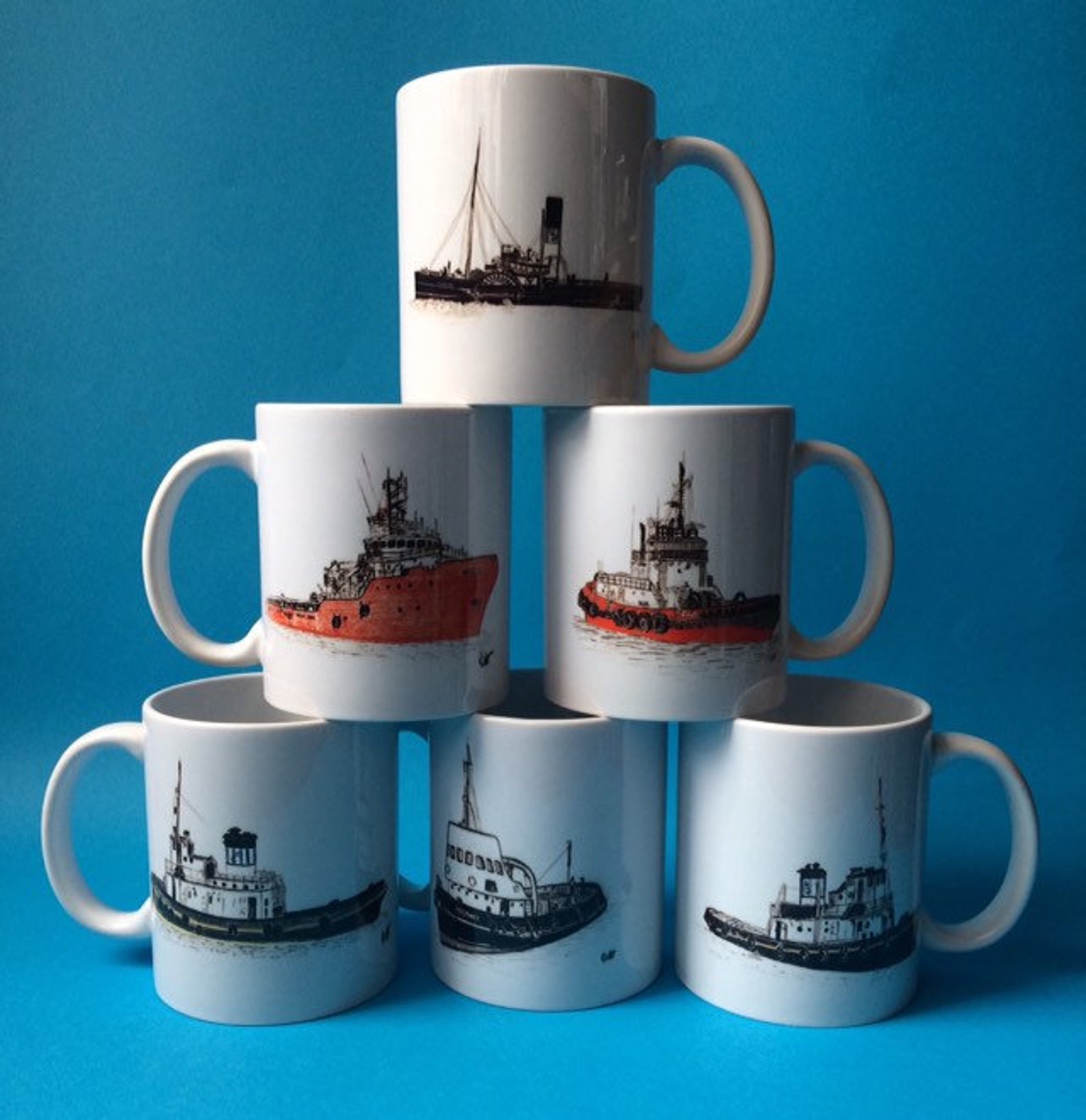 Tug Boat Mug Prestwick Tug Boat Coffee Mug Gift for Docker - Etsy