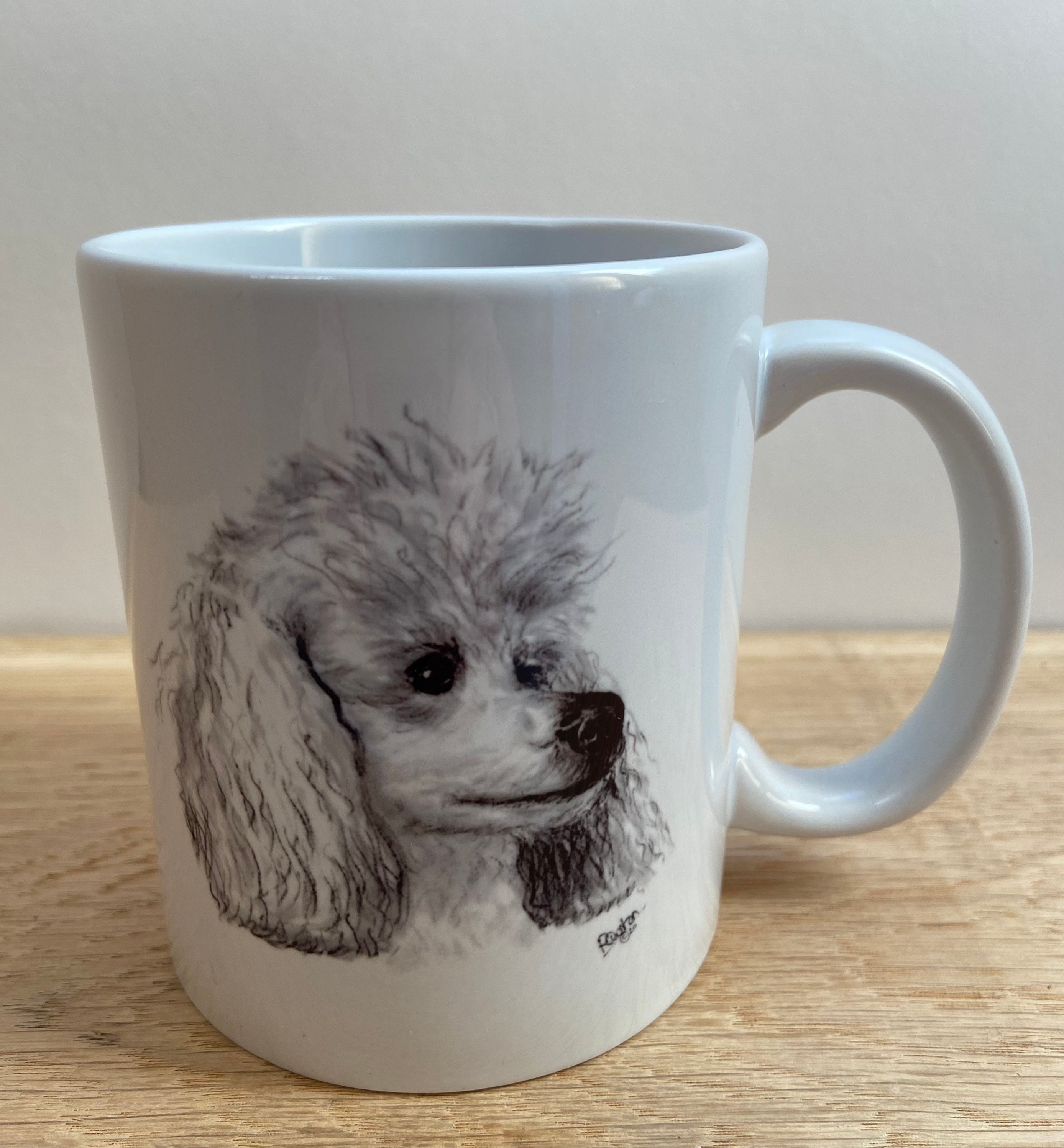 Poodle Mug White Toy Poodle Coffee Mug - Etsy